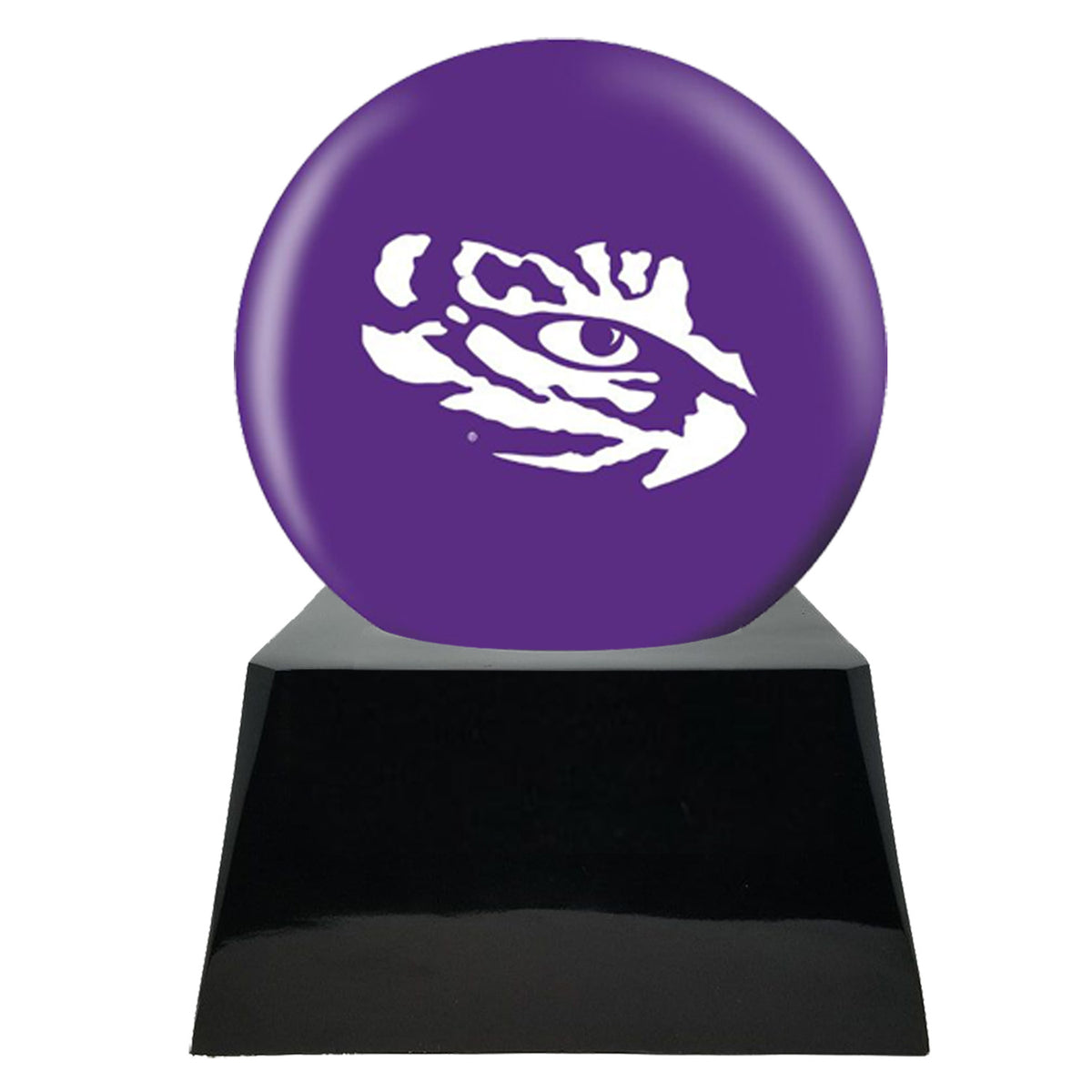 Football Cremation Urn and LSU Tigers Ball Decor with Custom Metal ...