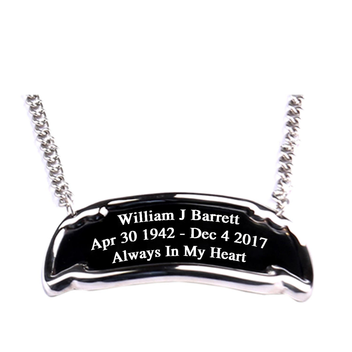 Customized Engraved Brass Name Tag for Adult Urns – Memorials4u